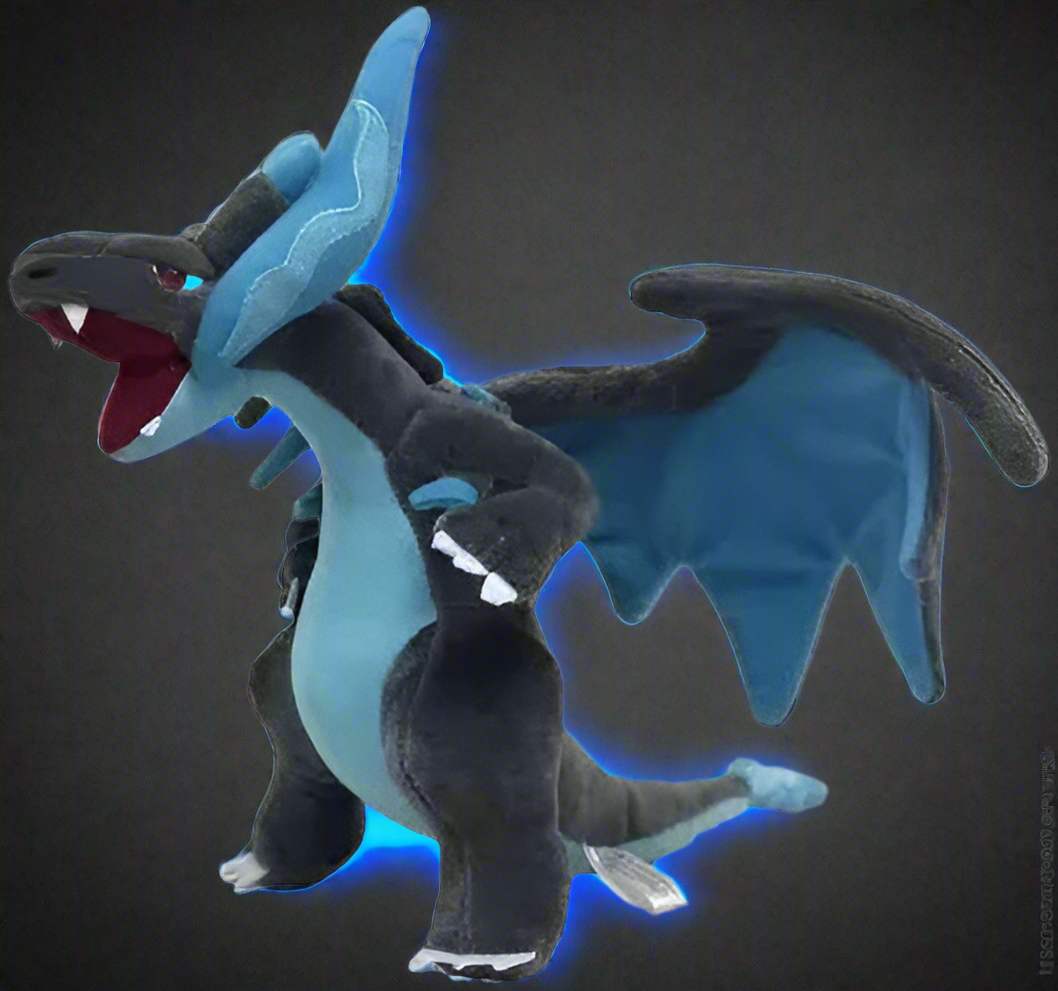 Mega Charizard X Plush – GoldenFishGames