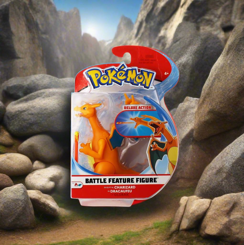 Pokémon: Deluxe Action Battle Figure (Charizard ) – GoldenFishGames