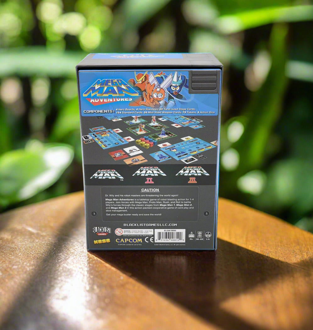 Mega Man Adventures Co-Op Board Game 1-4 Players – GoldenFishGames