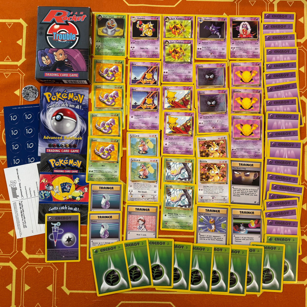 Pokemon TCG: Team Rocket Trouble Theme Deck (Complete, As-Is ...